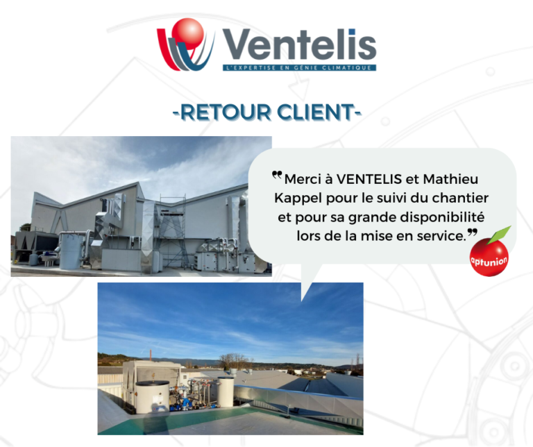 Retour client : Aptunion - Ventelis
